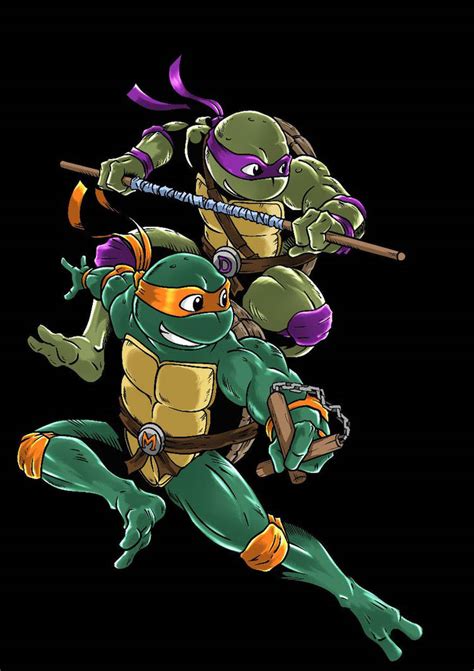 Mikey And Donnie By Darrylleech On Deviantart