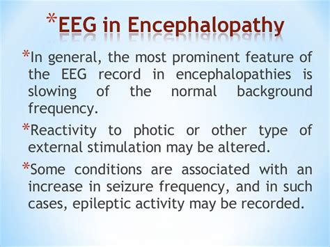 Encephalopathy With Eeg Based Grading