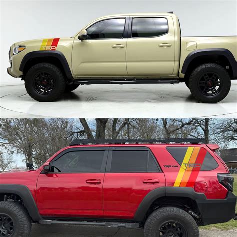 Tacoma Trd Retro Racing Stripes Tundra 4runner Fj Cruiser Ivan