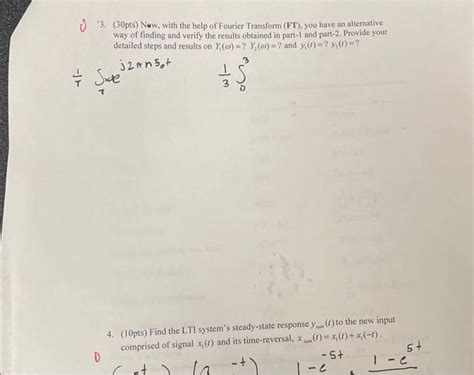 problem ii 60pts finding a lti system s output