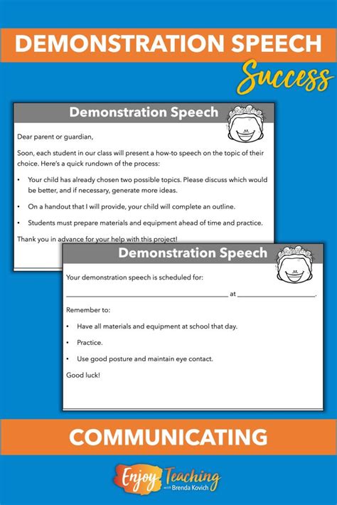 How To Get The Best Demonstration Speeches Enjoy Teaching With Brenda