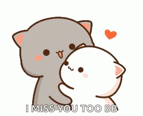 Milk And Mocha Cat Kiss Miss You Too 
