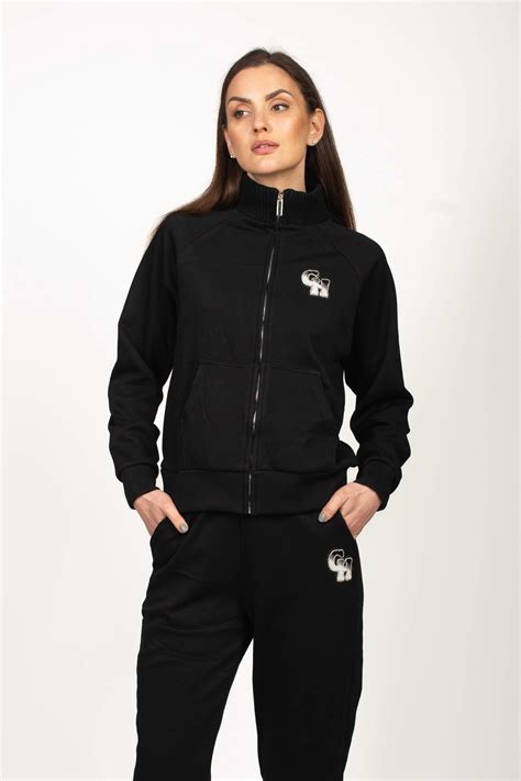 Чорний костюм з декором Світ Шкіри та Хутра