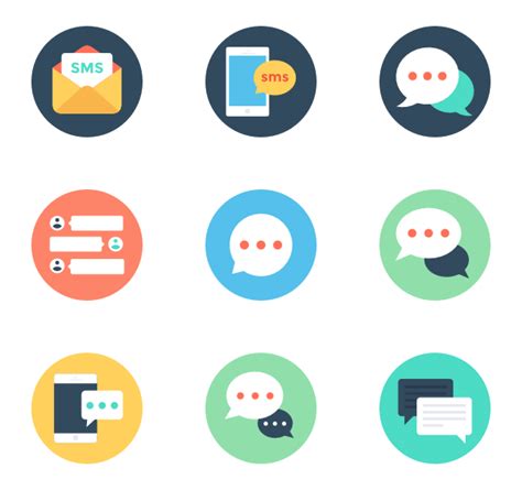 Text Message Icon Vector At Collection Of Text Message Icon Vector Free For