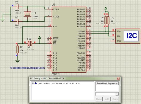 8051 I2c Bit Banging Code Proteus Simulation Saeeds Blog