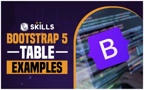 Bootstrap Table Examples Template Responsive HTML