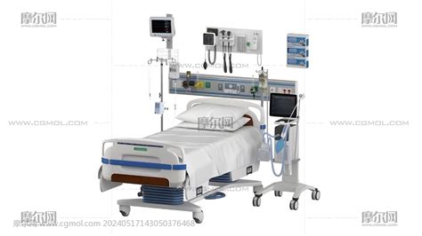 Icu设备医用器械模型下载 摩尔网cgmol