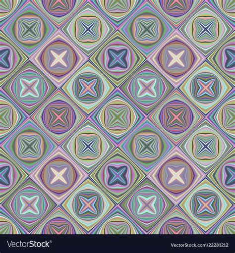 Abstract Seamless Diagonal Mosaic Pattern Vector Image