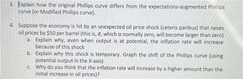 Solved 3 Explain How The Original Phillips Curve Differs Solved 3 Explain How The Original Phillips Curve Differs