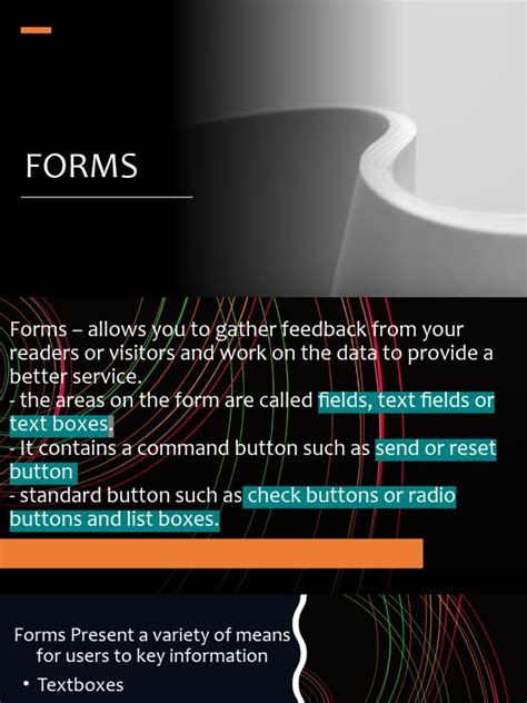 Forms In Html 1 Pdf Computing Software