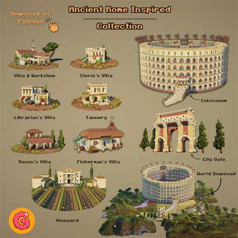Minecraft Ancient Roman Colosseum