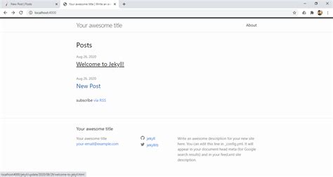 Install Admin Dashboard On Your Jekyll Blog Akhil Abraham George Akhil Abraham George
