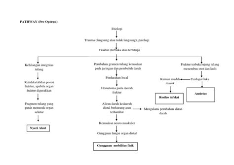 Pathway Pre Operasi Etiologi Fraktur Pdf