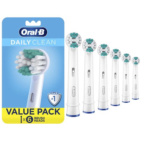 Oral B Daily Clean Electric Toothbrush Replacement Brush Heads Refill