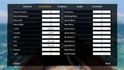 Is The Light On The Key Binding Menu Was For The Head Lamp Bcs If It Yes Y Is It Not Working