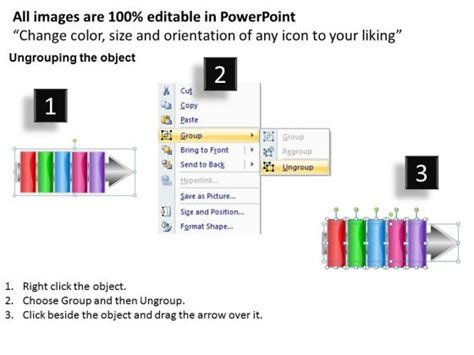 Ppt Linear Flow Parts PowerPoint Templates PowerPoint Templates