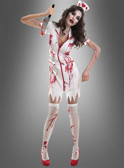Bloody Zombie Nurse Halloween Costume Kostümpalast