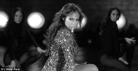 Jennifer Lopez Is Nuzzled By A Hunky Man During For L Oreal Mascara Commercial Daily Mail Online