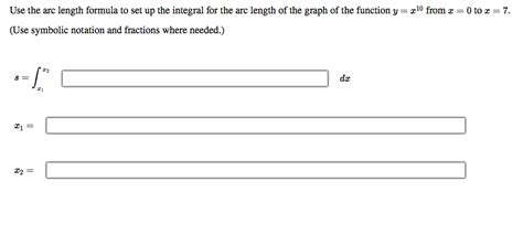 solved 1 find the arc length of the graph of the function