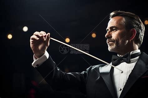 专业的乐队指挥家高清图片下载 正版图片600900536 摄图网
