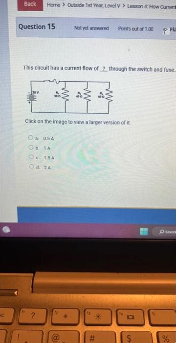 Solved This Circuit Has A Current Flow Of Through The Chegg Com