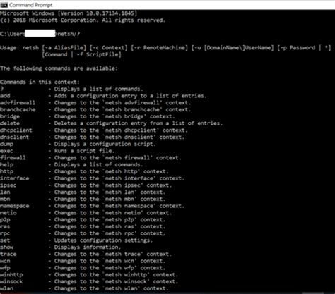 Important Commands In Windows