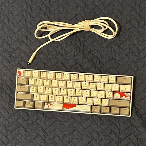 Keyboard With Led Lights And Cable Depop