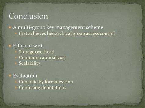 ppt hierarchical group access control for secure multicast