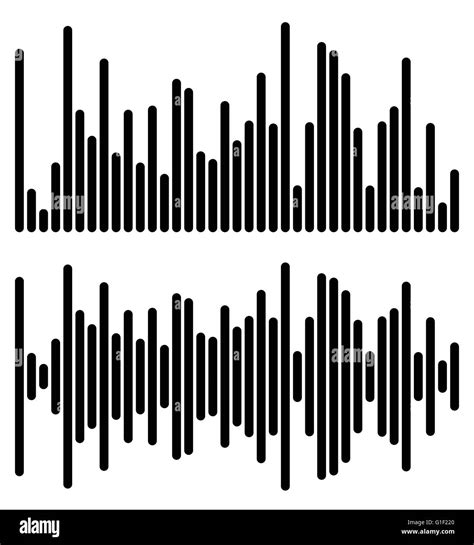 Different Equalizer EQ Graphics Vertical Bars Rectangles Stock Vector Image Art Alamy