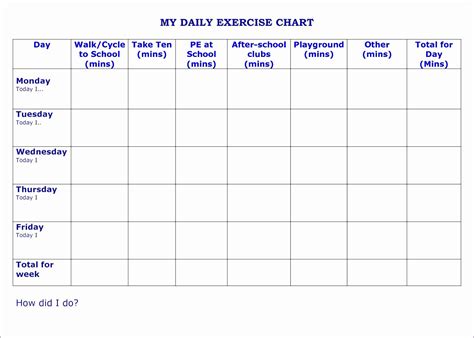 Activity Log Template Excel