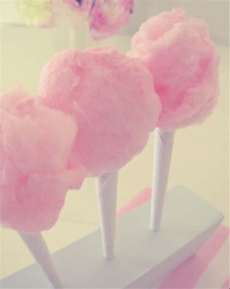 Pink Cotton Candy On A Stick
