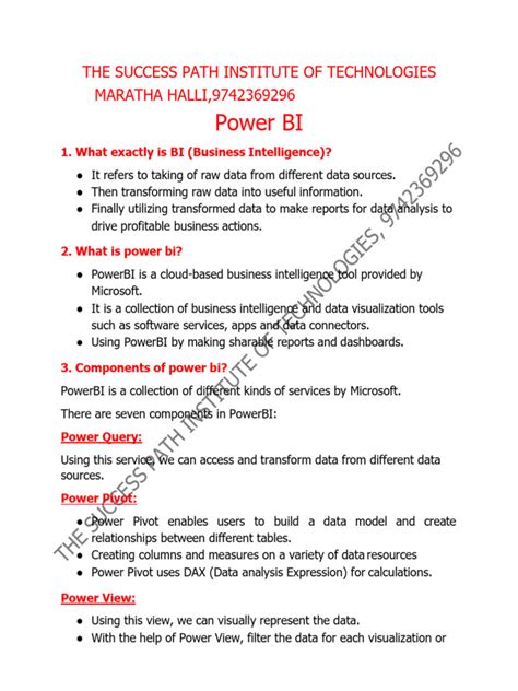 Powerbi Desktop Interview Questions Pdf Computing Data