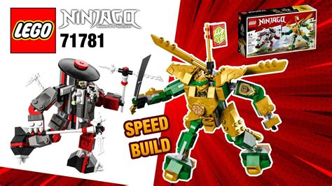 Lego Lloyds Mech Battle EVO 71781 Speed Build Review Ninjago Lego Legoninjago YouTube