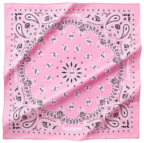 Buy Supreme Silk Bandana Pink Ss25a80 Pink Goat