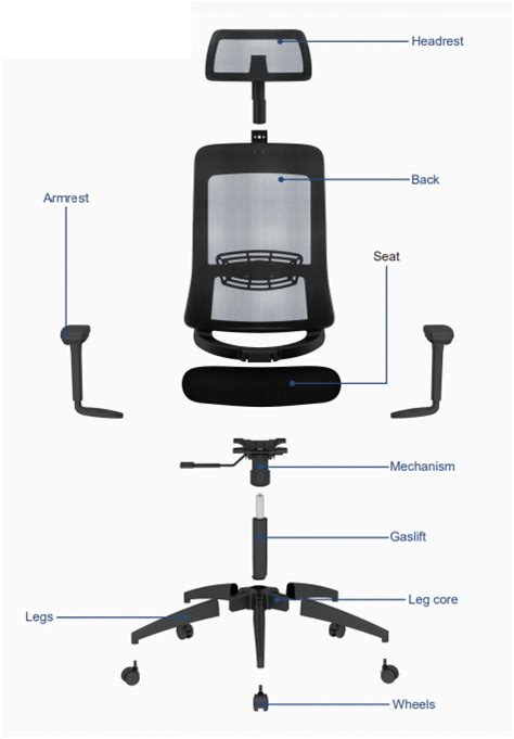 Muigels Ml888 Ergonomic Office Chair User Manual