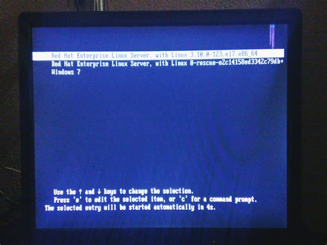 Problem When Dual Boot Windows7 And Redhat7 Am Configure Grub File For Dual Boot Everything