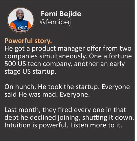 Femi Bejide On Linkedin Femi Should I Take This Offer My Friend Reached Out To Me In 2015