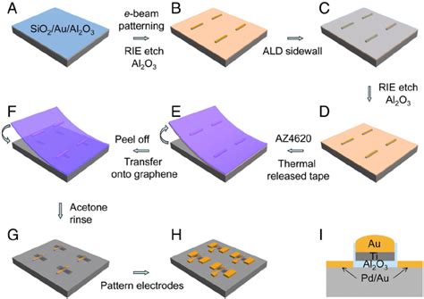 Schematic Illustration Of The Fabrication Of Self Aligned Graphene Download Scientific Diagram