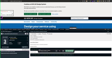 Accessibility Issue In The Header · Issue 2584 · Alphagovgovuk