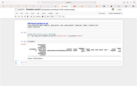 Help Needed Converting Results Into A Spreadsheet · Issue 992