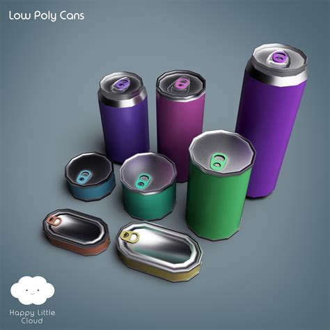 3d Pbr Tin Pack Turbosquid 1344470