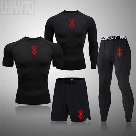 Homens De Compress O Esportes Treino Gin Sio T Shirt Fitness Running Sets Jogging Sportwear