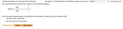 solved a to find logg 10 a most calculators can find