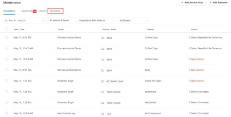 Delete A Maintenance Schedule Motive Help Center