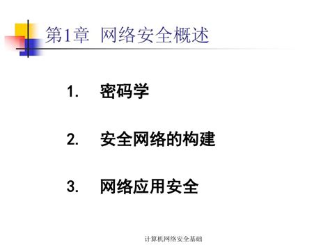 1网络安全概述 word文档在线阅读与下载 无忧文档