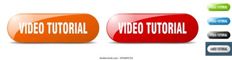 video tutorial button sign key push stock vector royalty free 1931891714 shutterstock