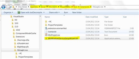 Olav S Thoughts On Coding Visual Studio Project Template Wizards No GAC Ing