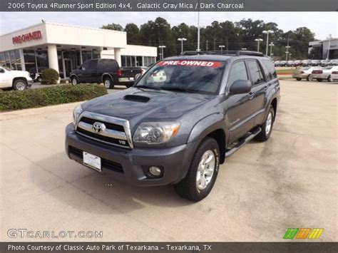Galactic Gray Mica 2006 Toyota 4runner Sport Edition 4x4 Dark