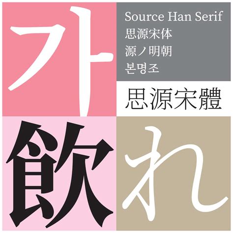 Adobe Type Debuts Source Han Serif Sessions College