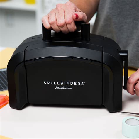 Spellbinders P6 Die Cutting Machine Black With Pink Plates